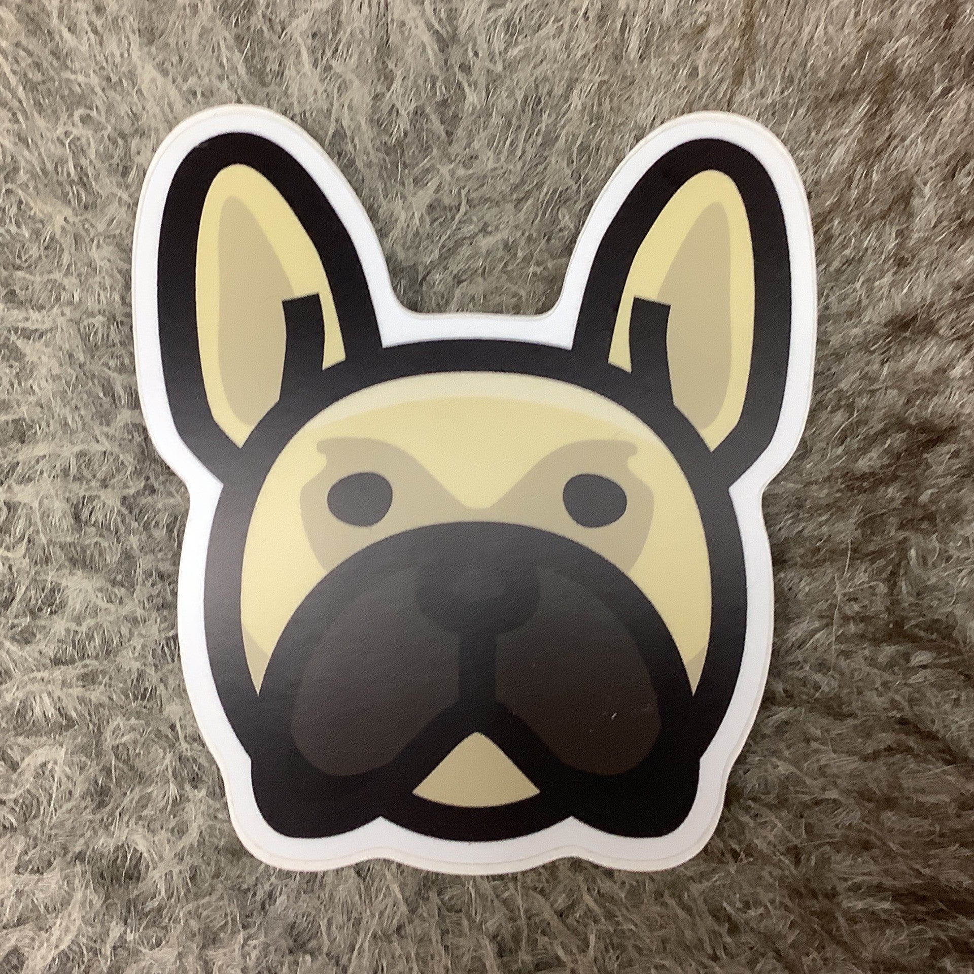 Frenchie Face - Sticker | The Dotted Pig