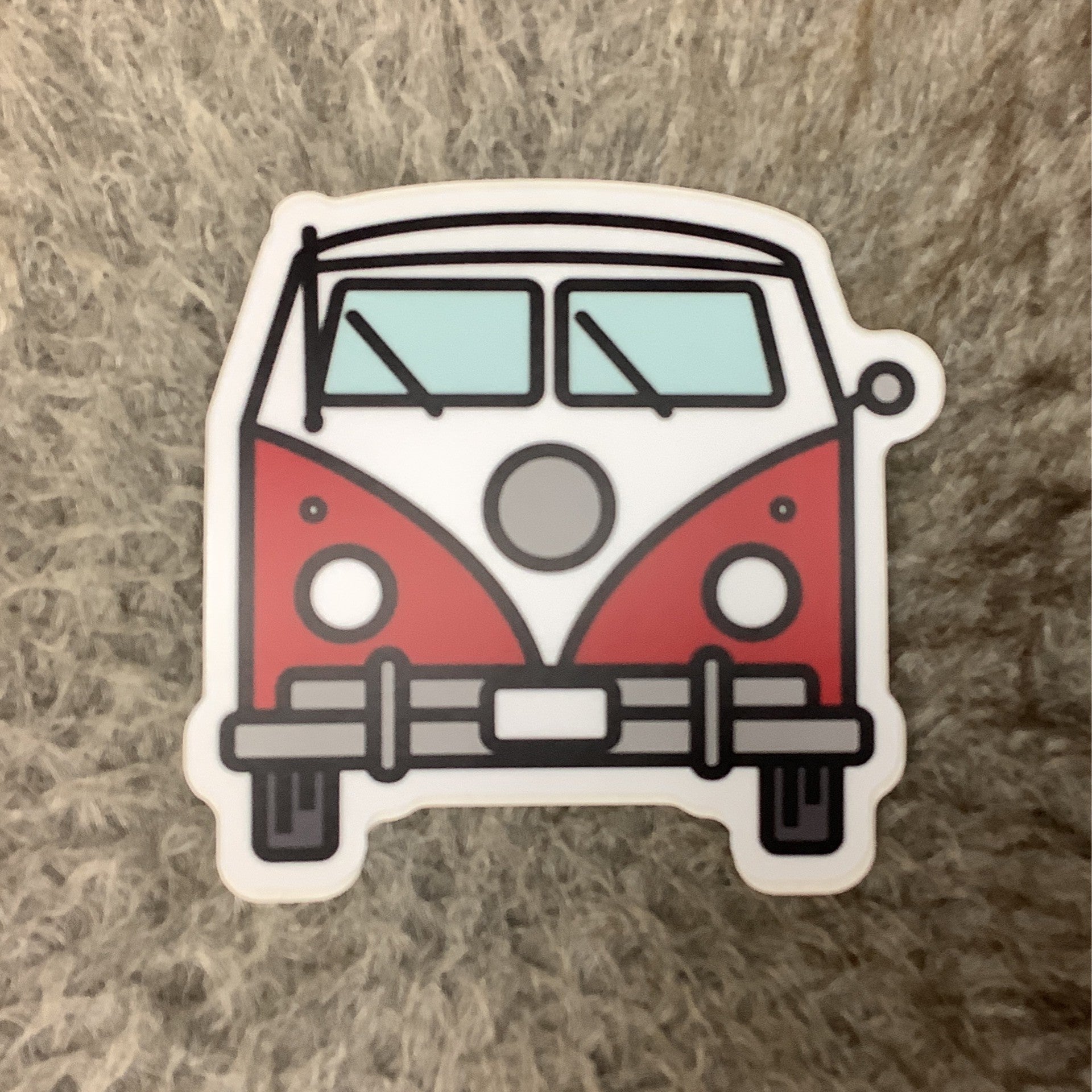 Bus Front View Sticker Large | The Dotted Pig