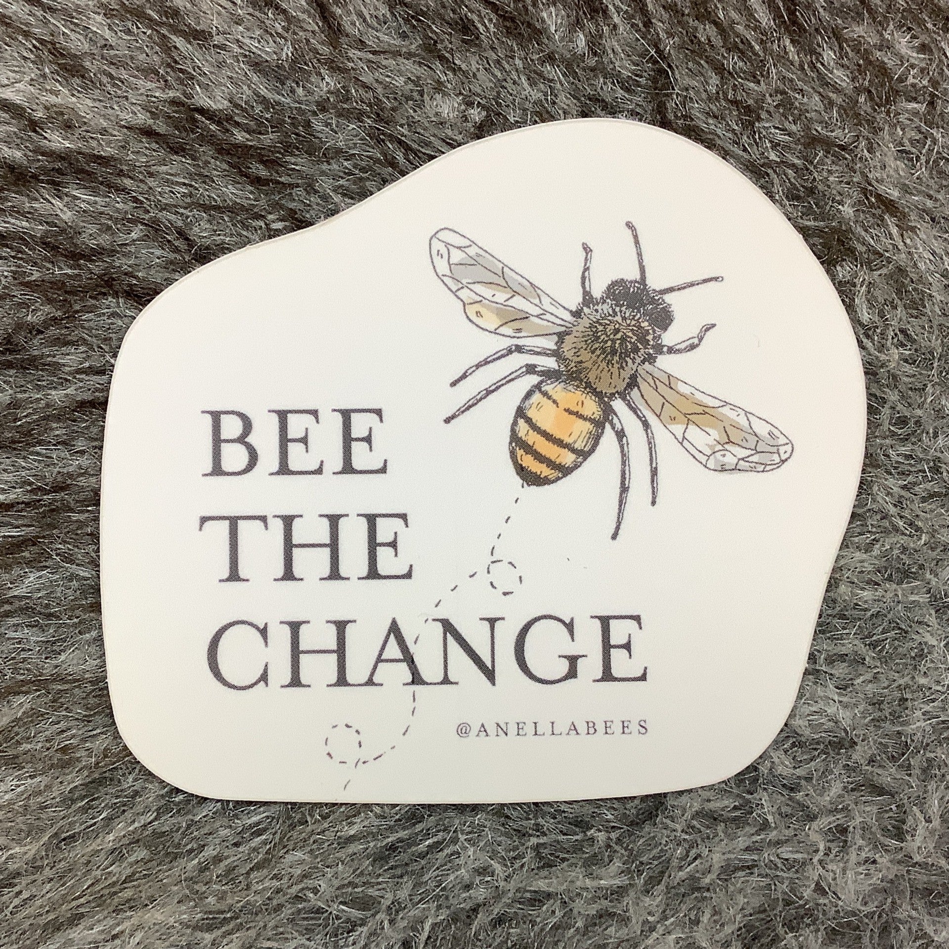 Bee The Change Sticker | The Dotted Pig